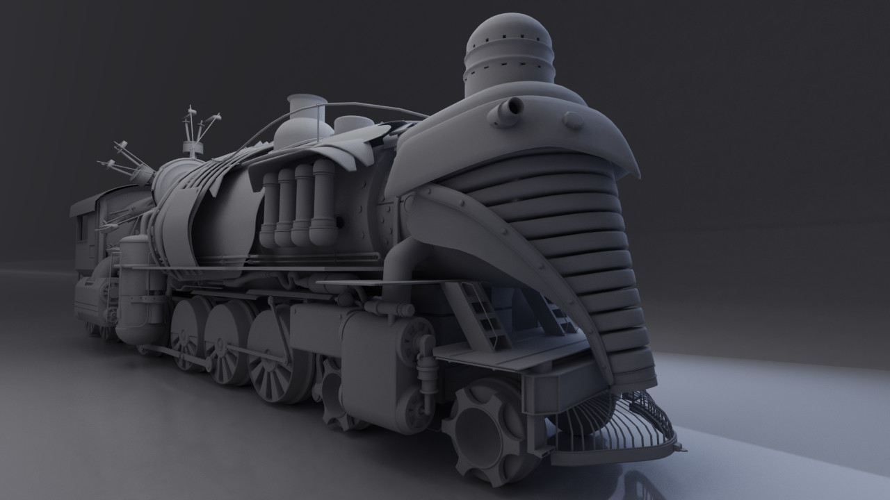ArtStation - Ancient Stream Train | Resources