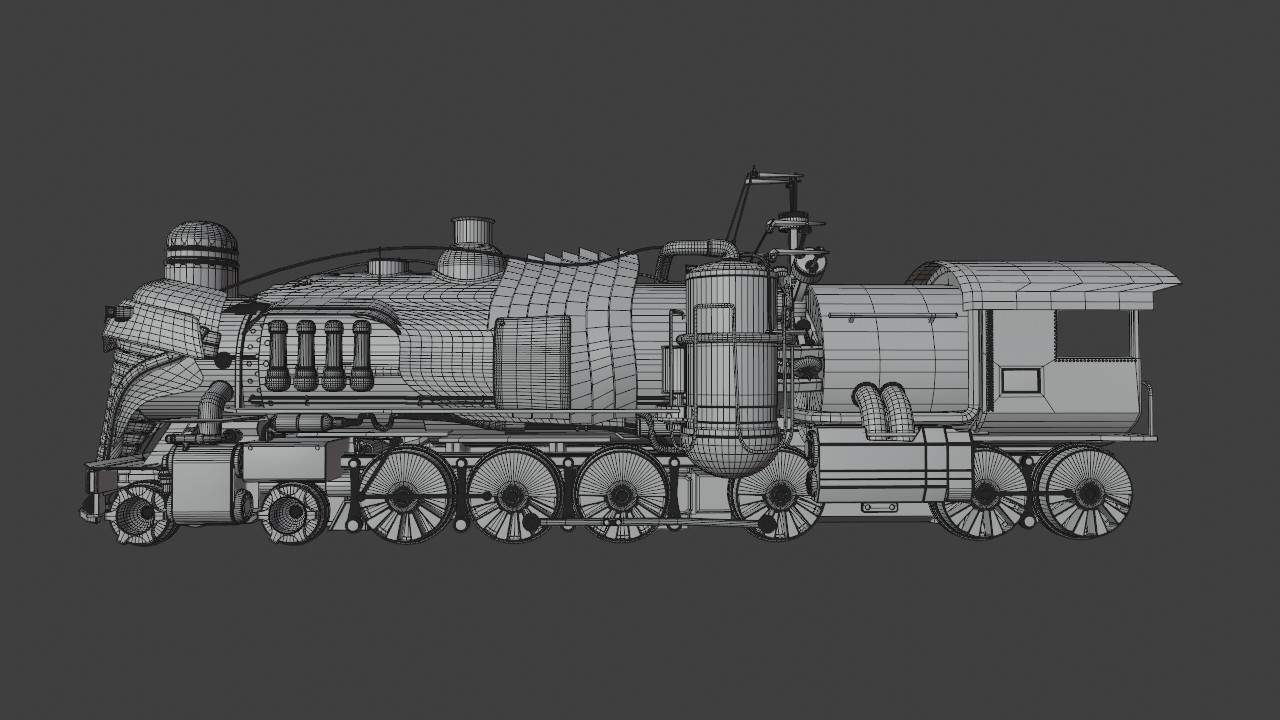 ArtStation - Ancient Stream Train | Resources