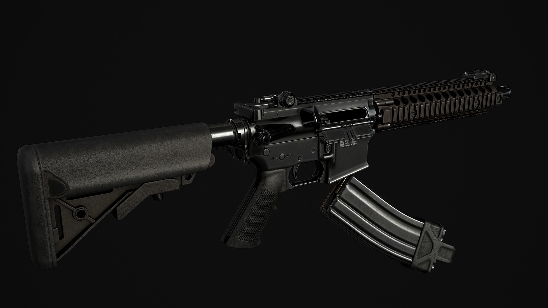 ArtStation - Mk18 Mod1 | Game Assets