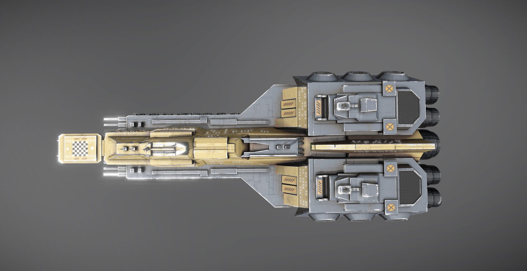 ArtStation - Space Force 1 - Carrier (Starfall) | Game Assets