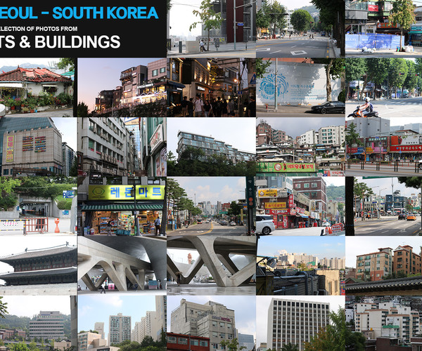 ArtStation - Seoul - South Korea - Reference Pack | Resources