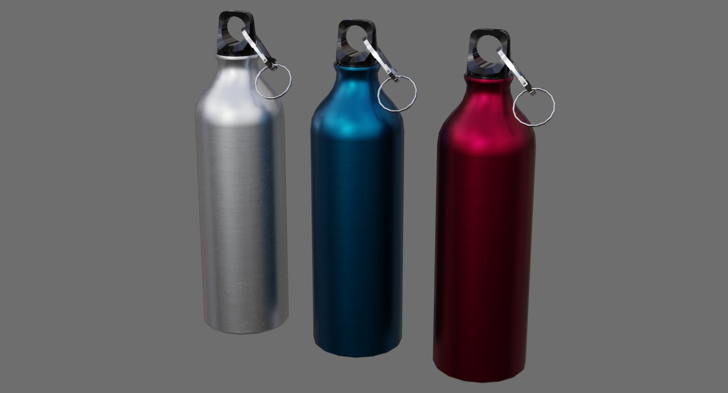 ArtStation - Water Bottle 1A | Game Assets