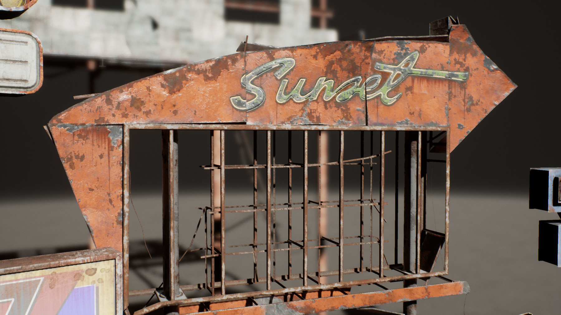 ArtStation - Post Apocalyptic Signs - VOL 1 | Game Assets