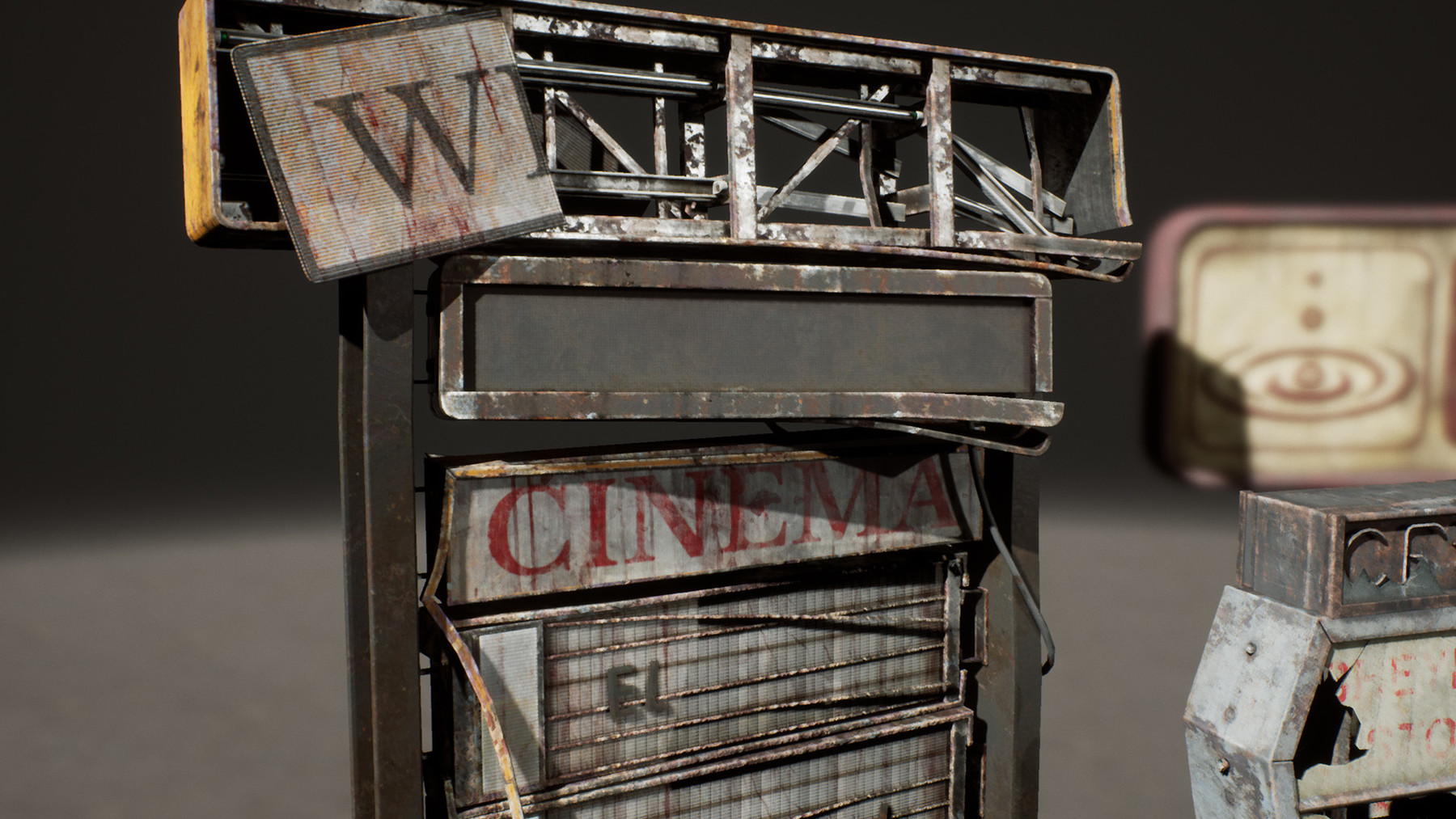 ArtStation - Post Apocalyptic Signs - VOL 1 | Game Assets