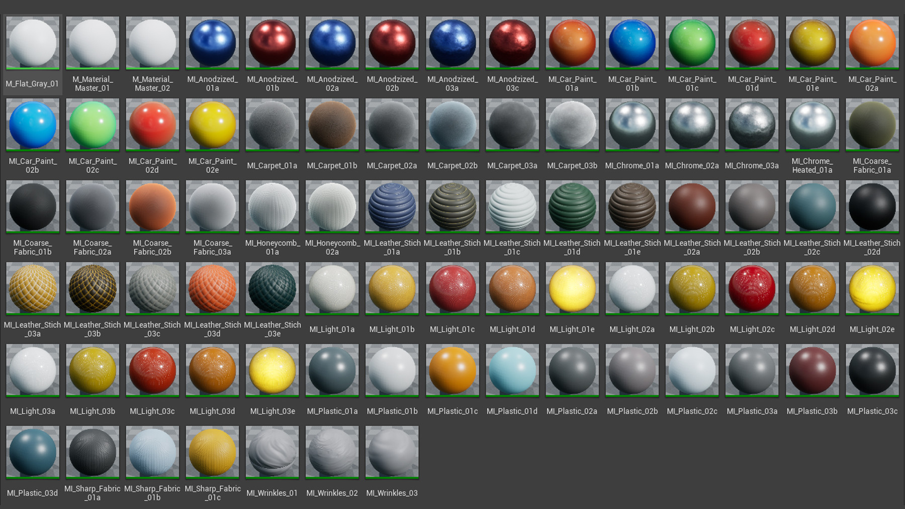 ArtStation - Car and Automotive Materials VOL.1 | Game Assets