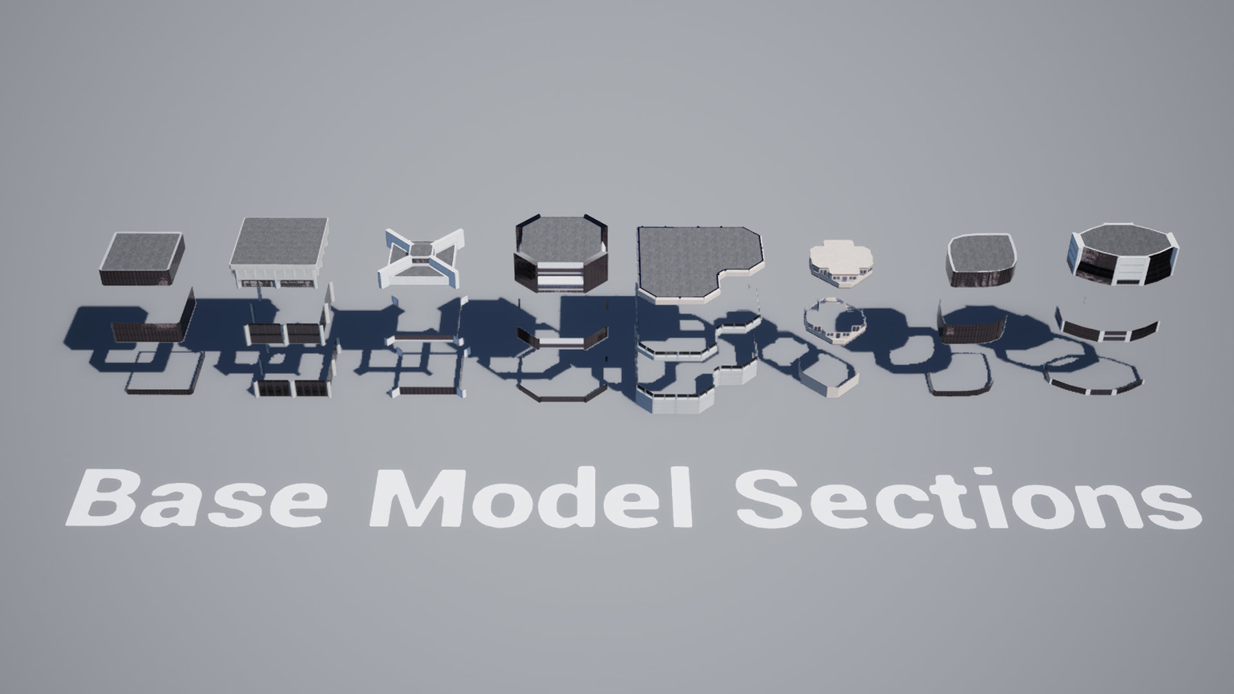 ArtStation - Urban Background Buildings - VOL.1 | Game Assets