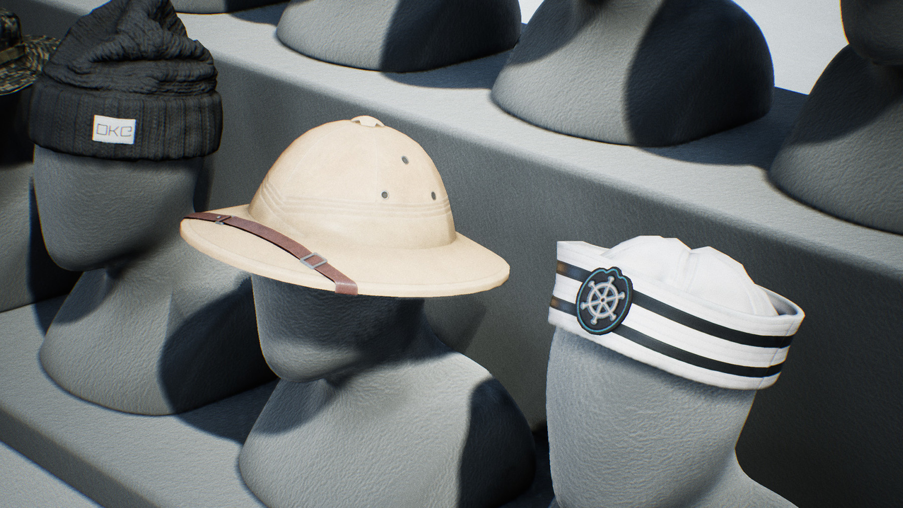 ArtStation - Variety Hats Pack - VOL 1 | Game Assets