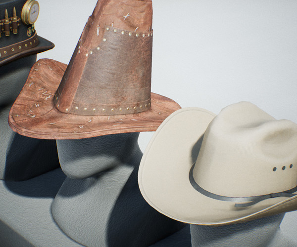 ArtStation - Variety Hats Pack - VOL 1 | Game Assets
