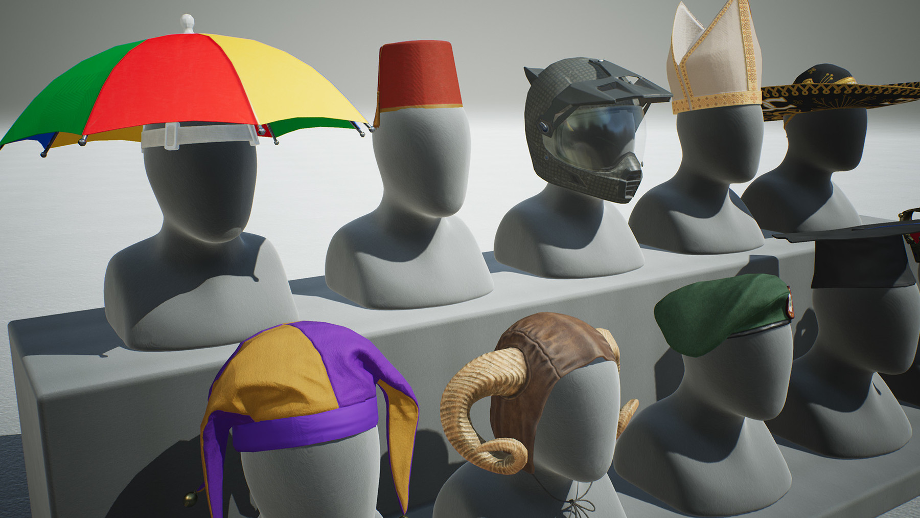 ArtStation - Variety Hats Pack - VOL 3 | Game Assets