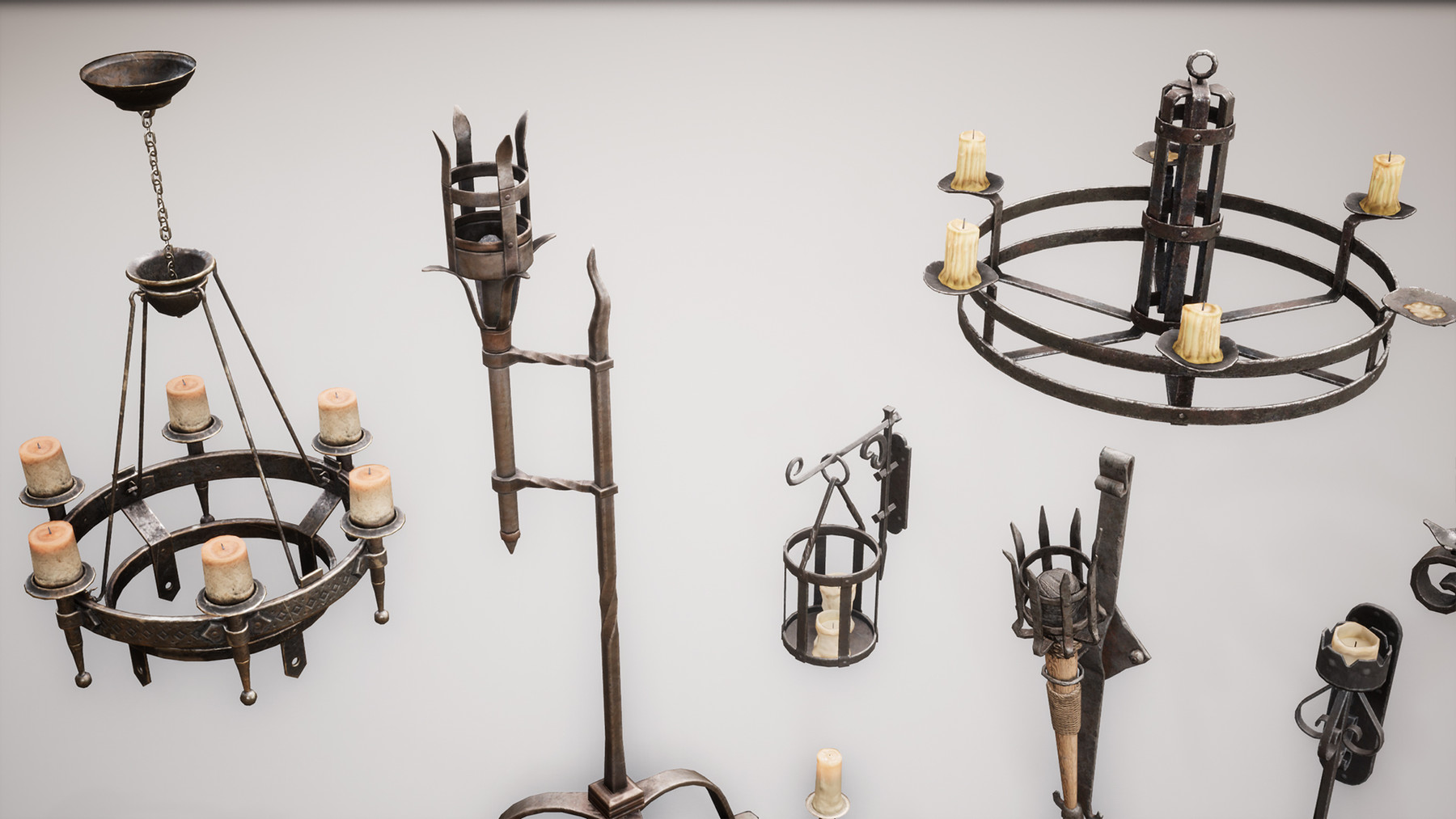 ArtStation - Medieval - VOL 10 - Lighting | Game Assets