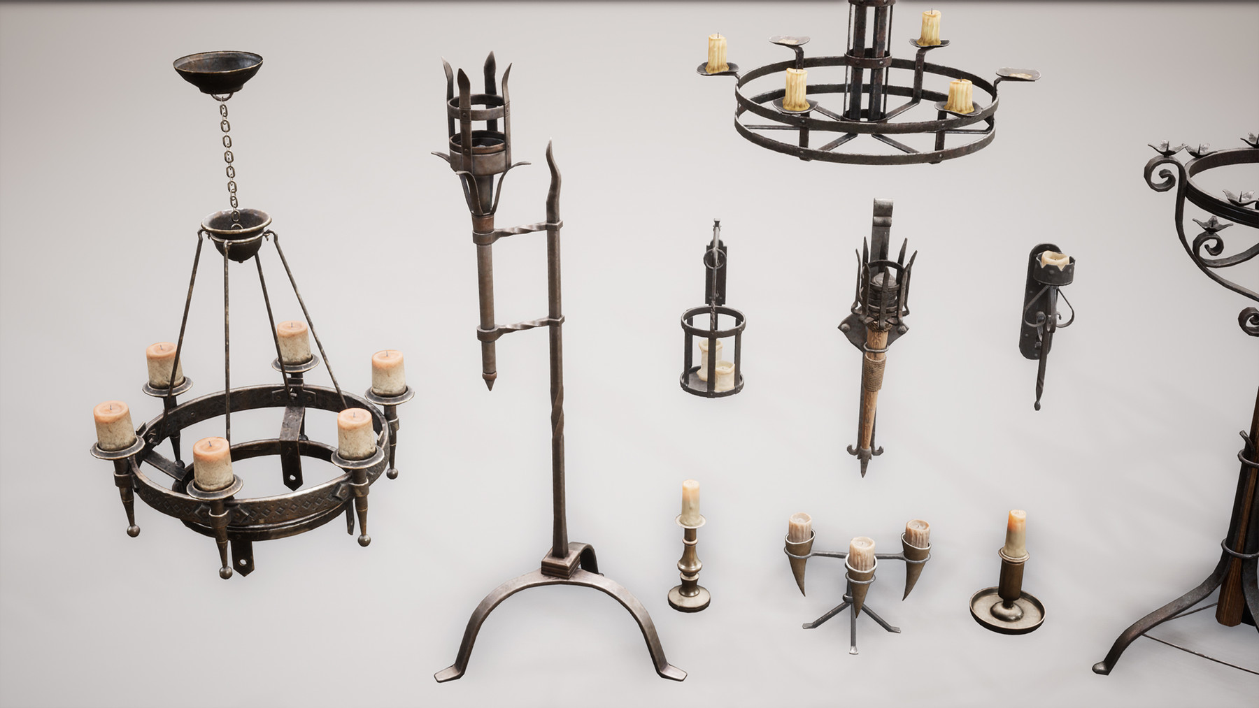 ArtStation - Medieval - VOL 10 - Lighting | Game Assets