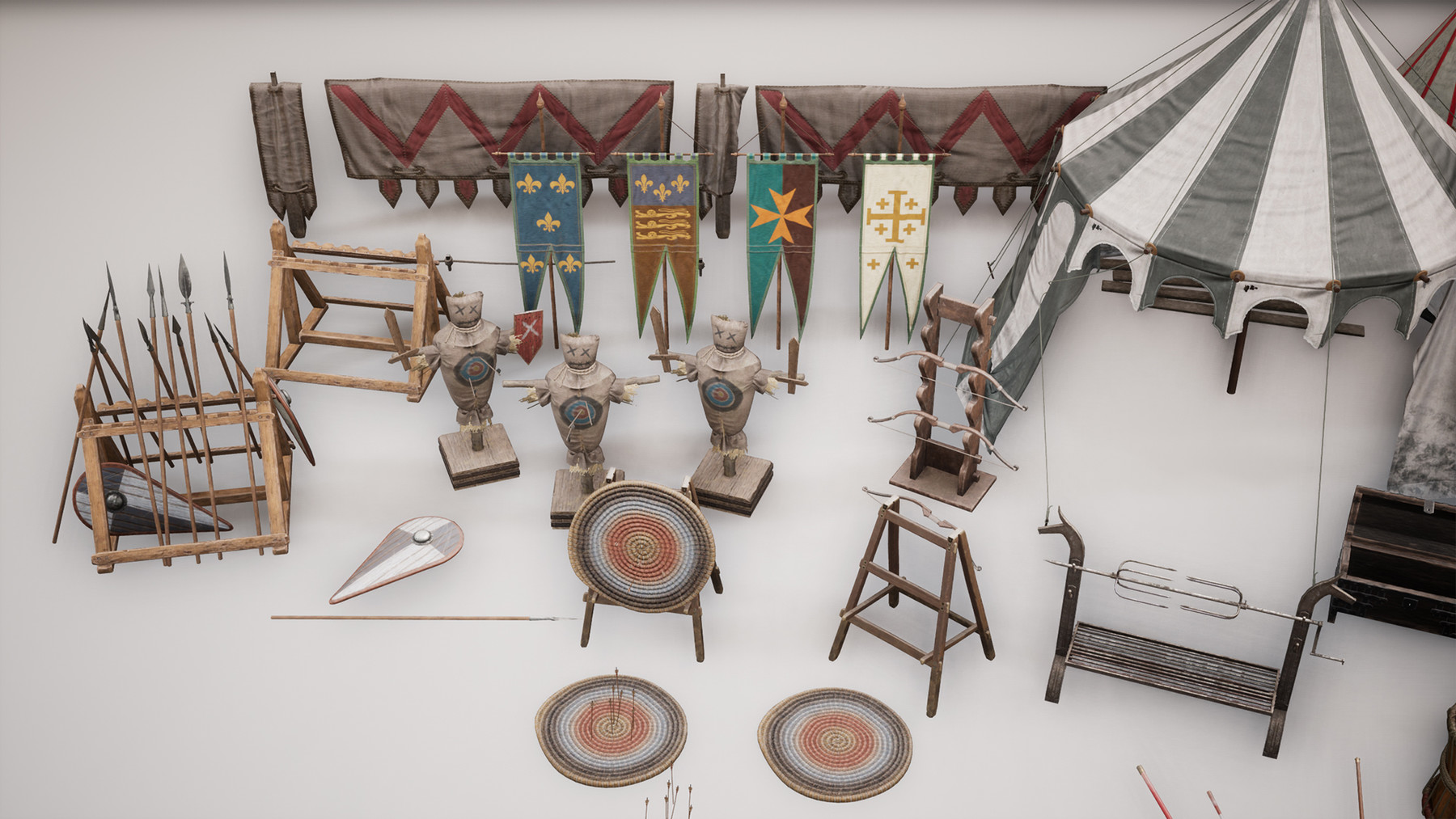 ArtStation - Medieval - VOL 5 - Jousting and Battle Competition | Game ...