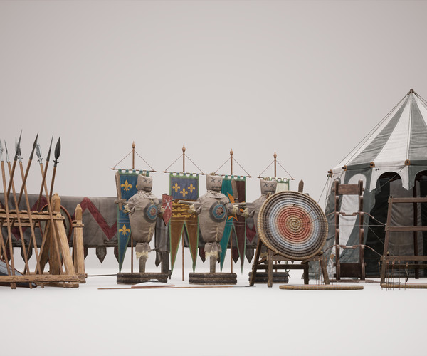 ArtStation - Medieval - VOL 5 - Jousting and Battle Competition | Game ...