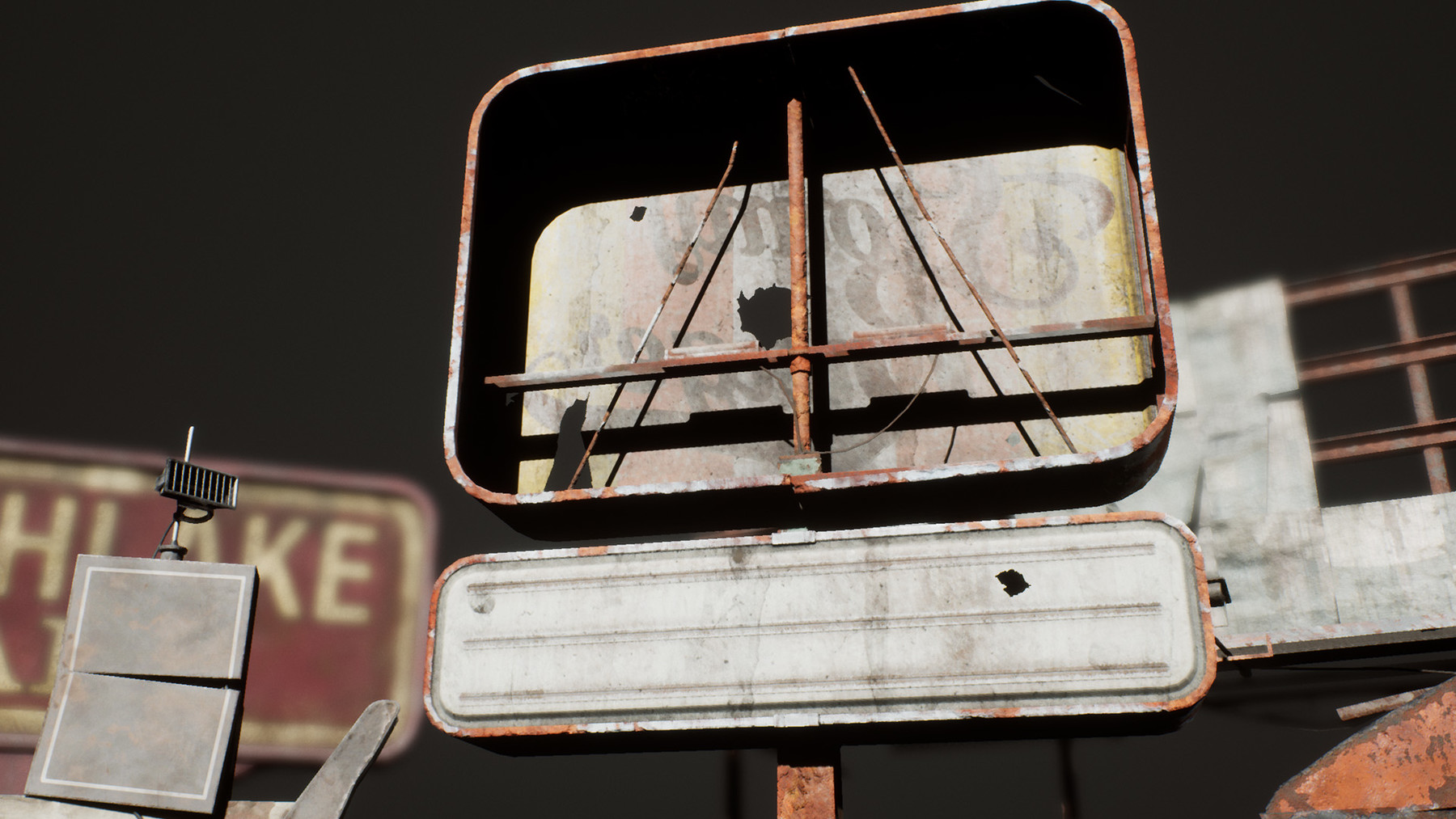 ArtStation - Post Apocalyptic Signs Props COMBO PACK (UE4) | Game Assets