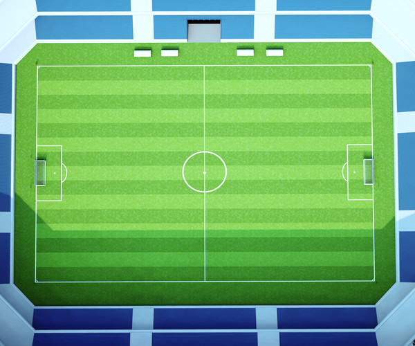 ArtStation - Football Soccer Stadium - PBR Low-poly | Game Assets