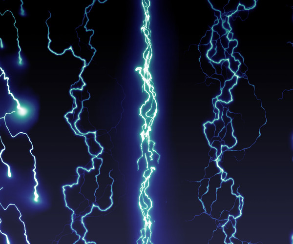 ArtStation - Dynamic Lightning brush set | Brushes