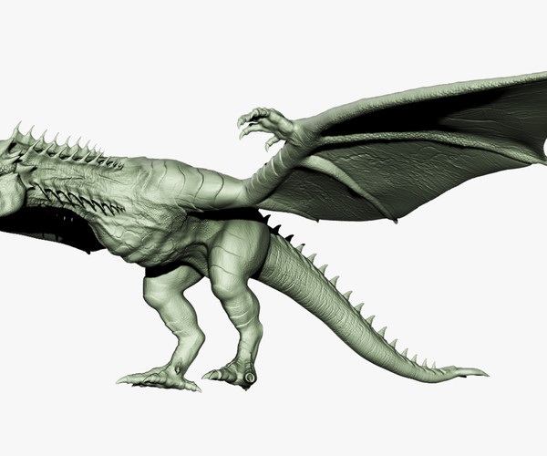 ArtStation - Wyvern Rex Sculpt | Game Assets