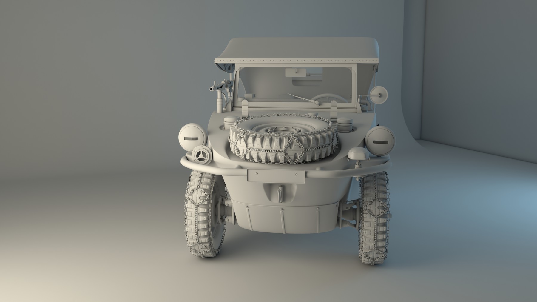 ArtStation - Volkswagen type 166 Schwimmwagen military edition | Resources