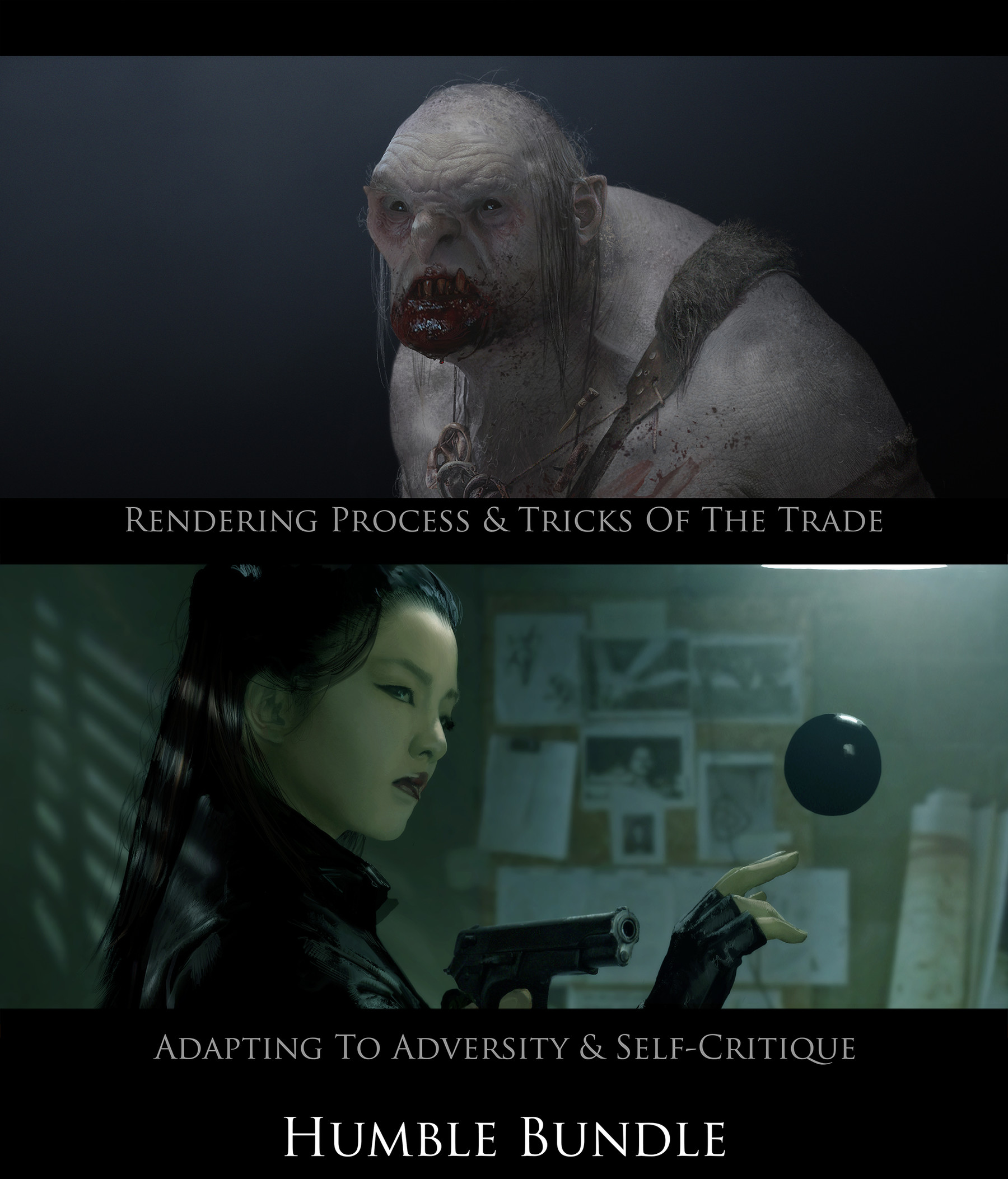 ArtStation - Brad Rigney's: The Humble Bundle: Rendering Process ...