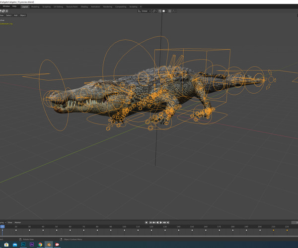 ArtStation - Aligator | Game Assets