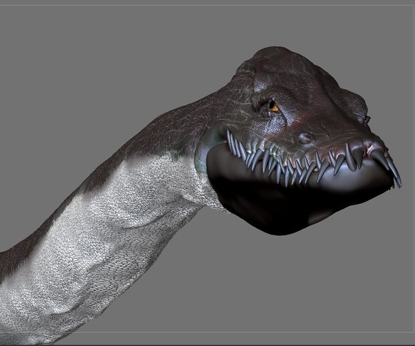 ArtStation - Styxosaurus SCULPT PROJECT | Game Assets