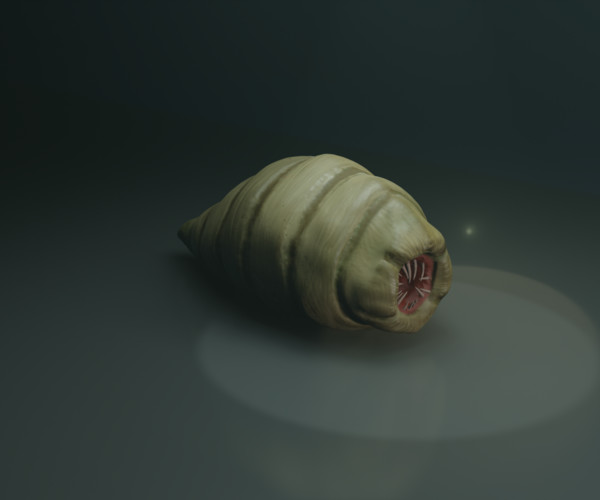 ArtStation - Horror of the Deep Alien Worm Creature | Game Assets