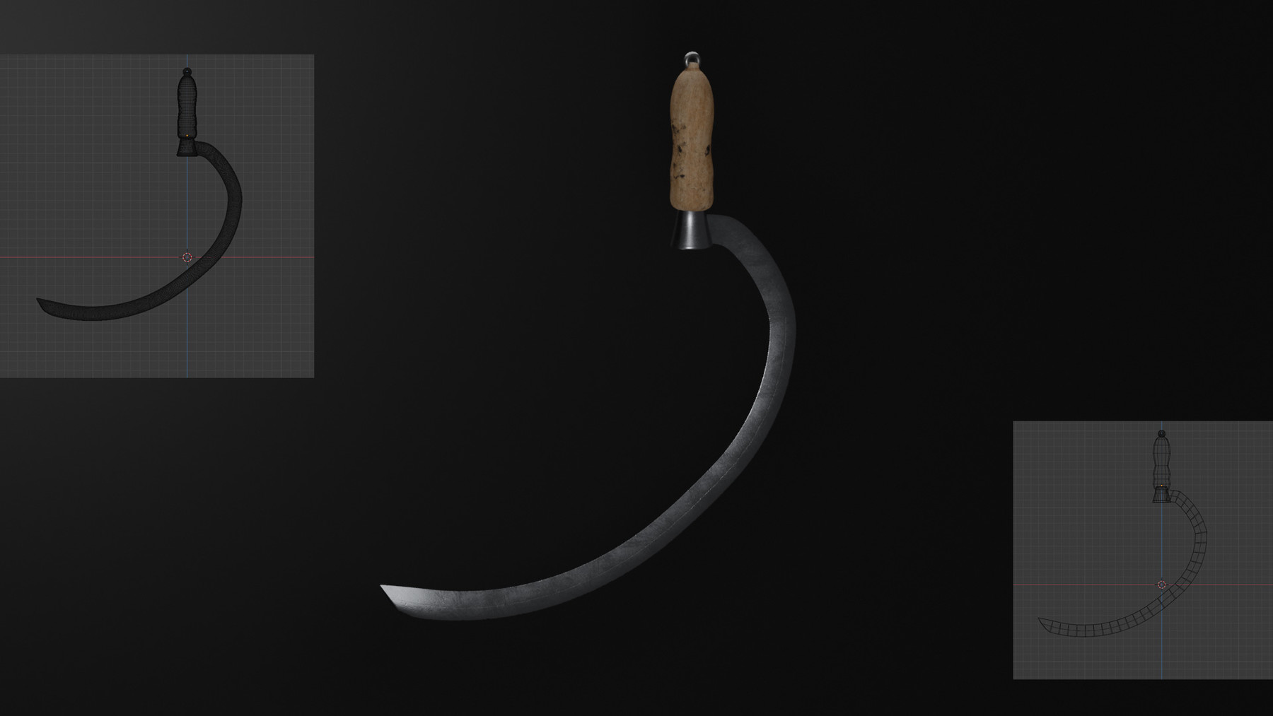 ArtStation - Medieval Sickle | Game Assets