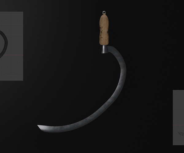 ArtStation - Medieval Sickle | Game Assets