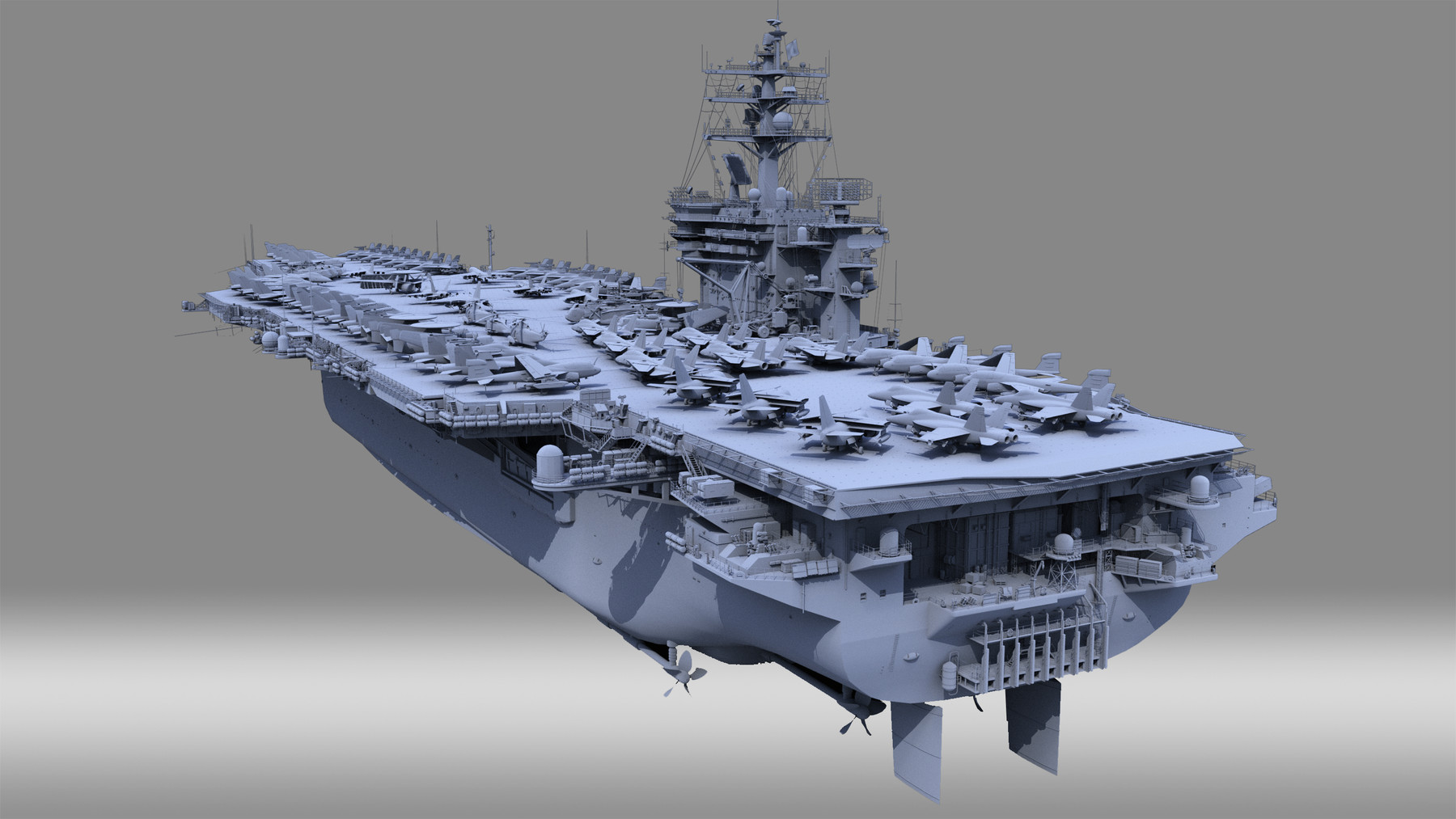 ArtStation - Aircraft Carrier Ship | Game Assets