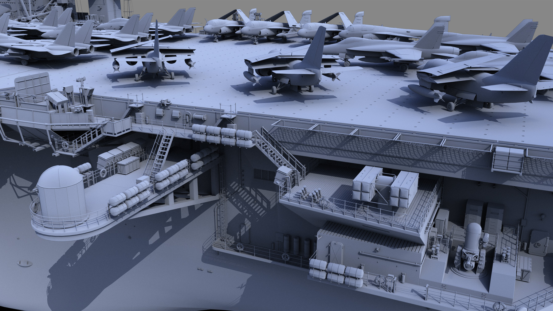 ArtStation - Aircraft Carrier Ship | Game Assets