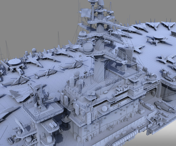 ArtStation - Aircraft Carrier Ship | Game Assets