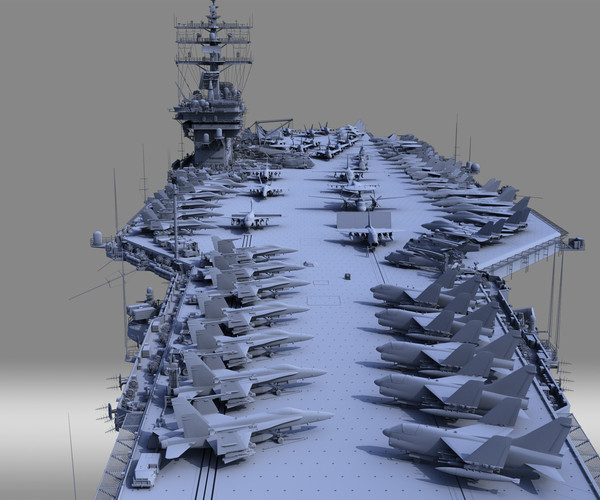 ArtStation - Aircraft Carrier Ship | Game Assets