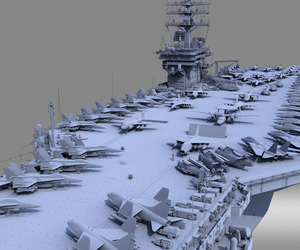 ArtStation - Aircraft Carrier Ship | Game Assets