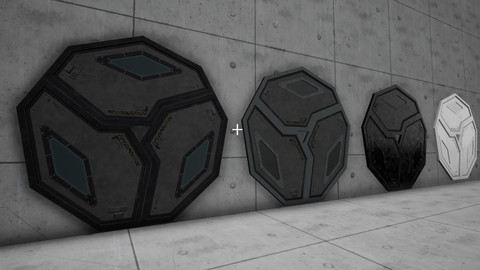 ArtStation - Scifi 3-way Iris Shutter Doors | Game Assets