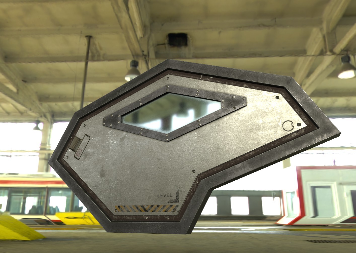 ArtStation - Scifi 3-way Iris Shutter Doors | Game Assets