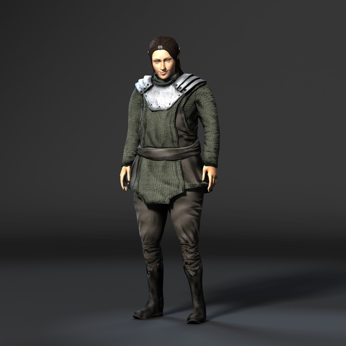 ArtStation - Elf warrior-Rigged 3d game character | Game Assets