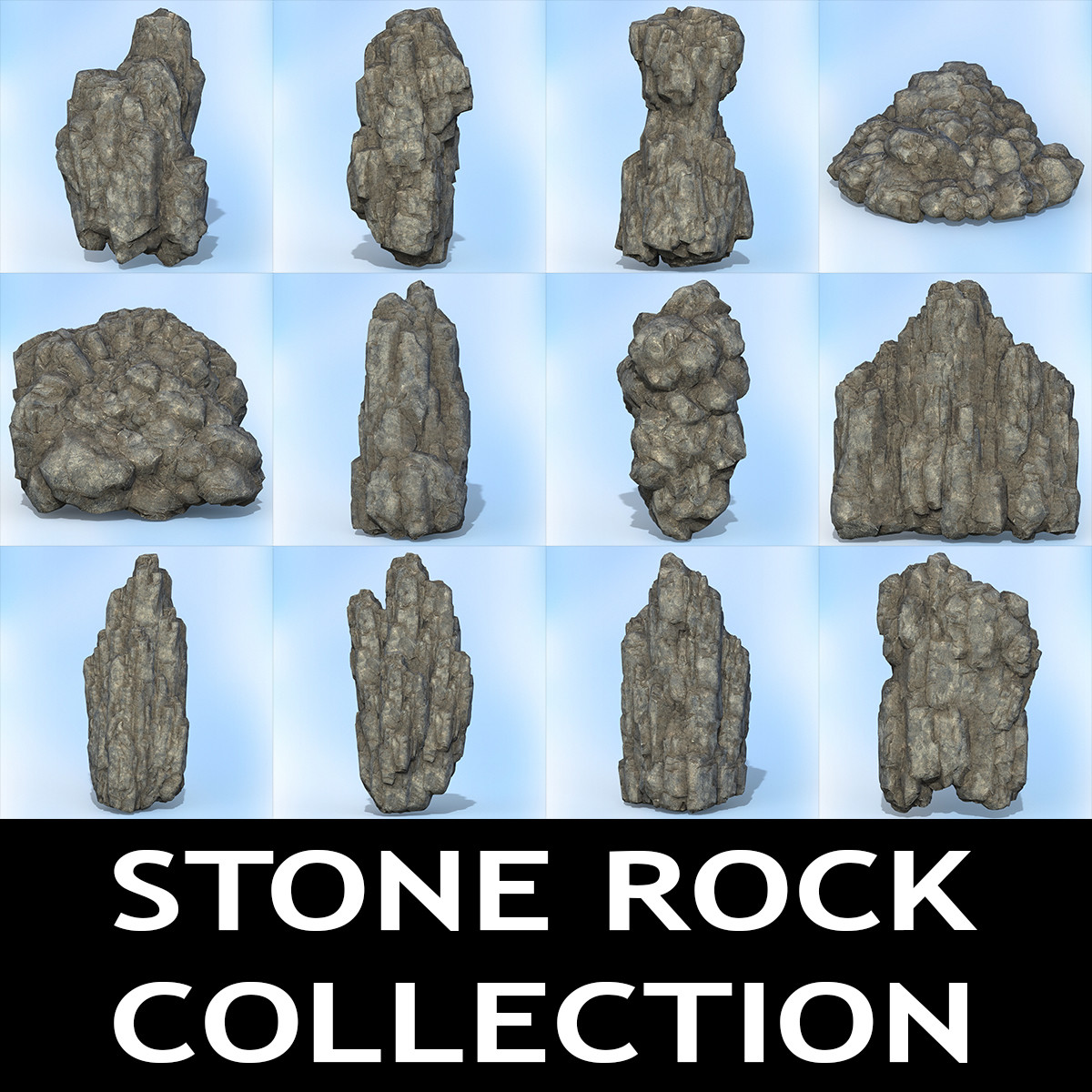 ArtStation - Game Ready Realistic Rock Collection | Resources