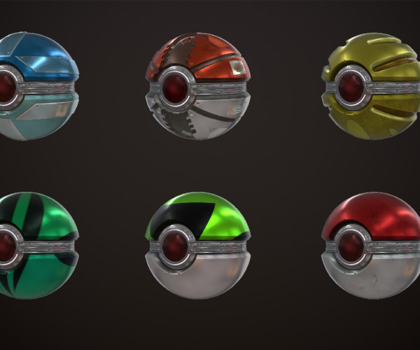 ArtStation - Sci-fi Pokeball | Resources