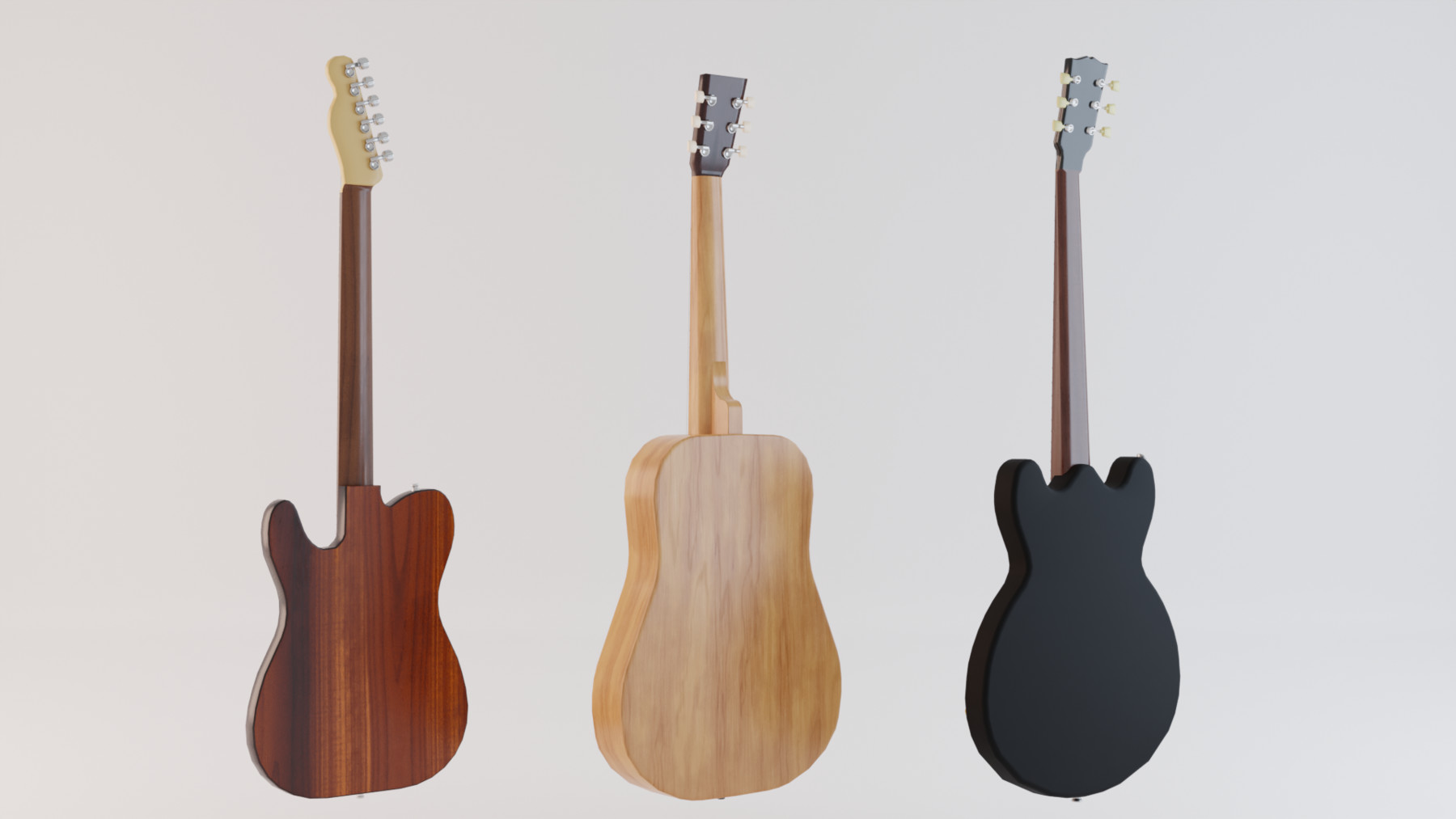 ArtStation - Guitar 3D Model | Game Assets