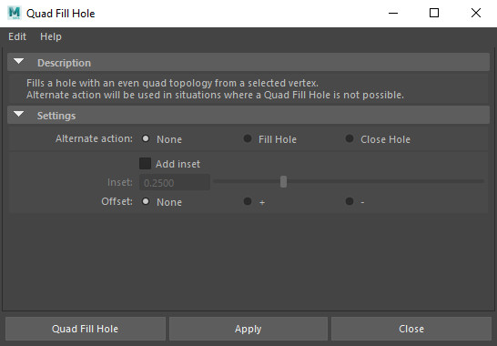ArtStation - [Maya] GN Quad Fill Hole | Resources