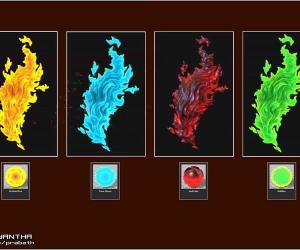 ArtStation - Keyshot- Stylized Fire | Tutorials