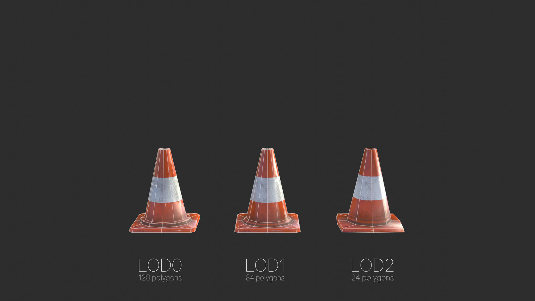 ArtStation - Traffic Cone Assets 01 | Game Assets