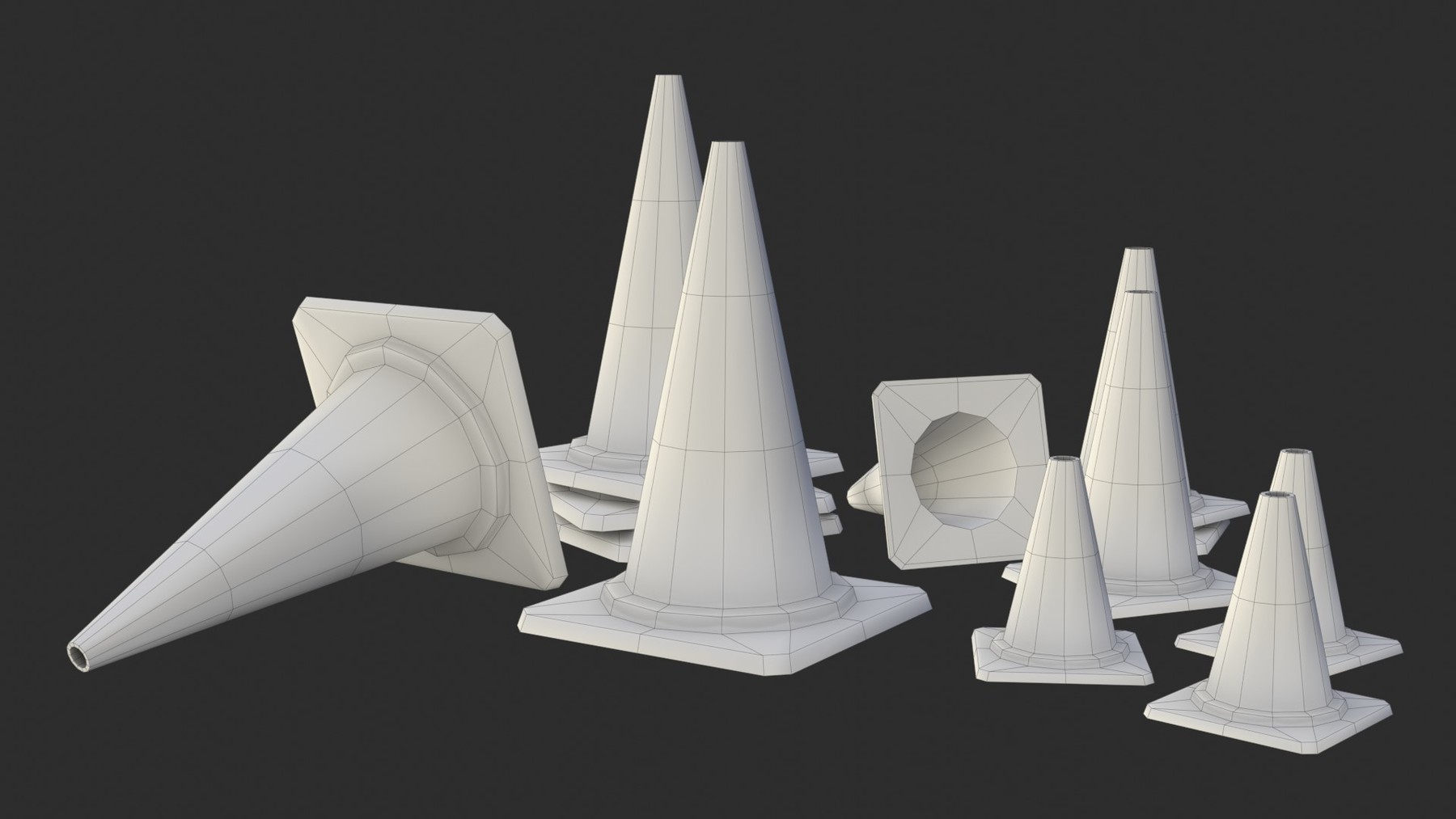 ArtStation - Traffic Cone Assets 01 | Game Assets