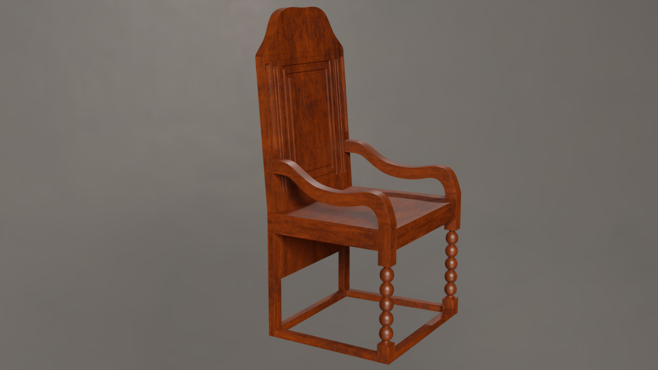 ArtStation - Wooden Chair | Game Assets