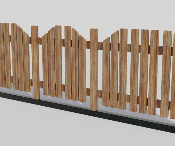 ArtStation - Architectural Steel Fence and Lattice 3D model | Game Assets