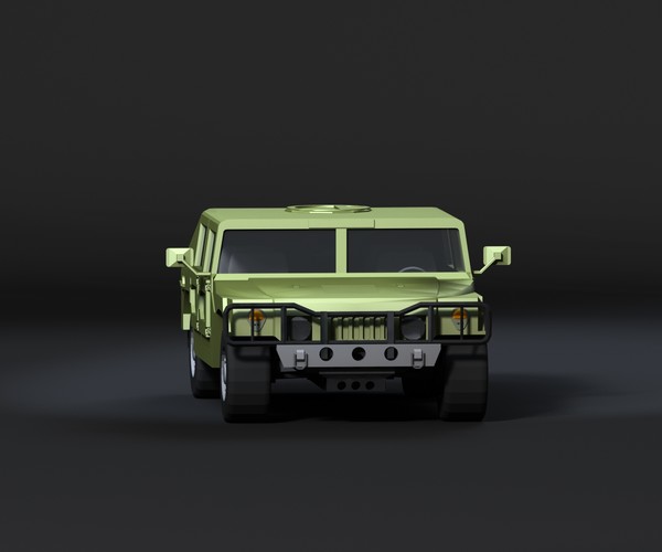 ArtStation - Humvee 3D model | Resources