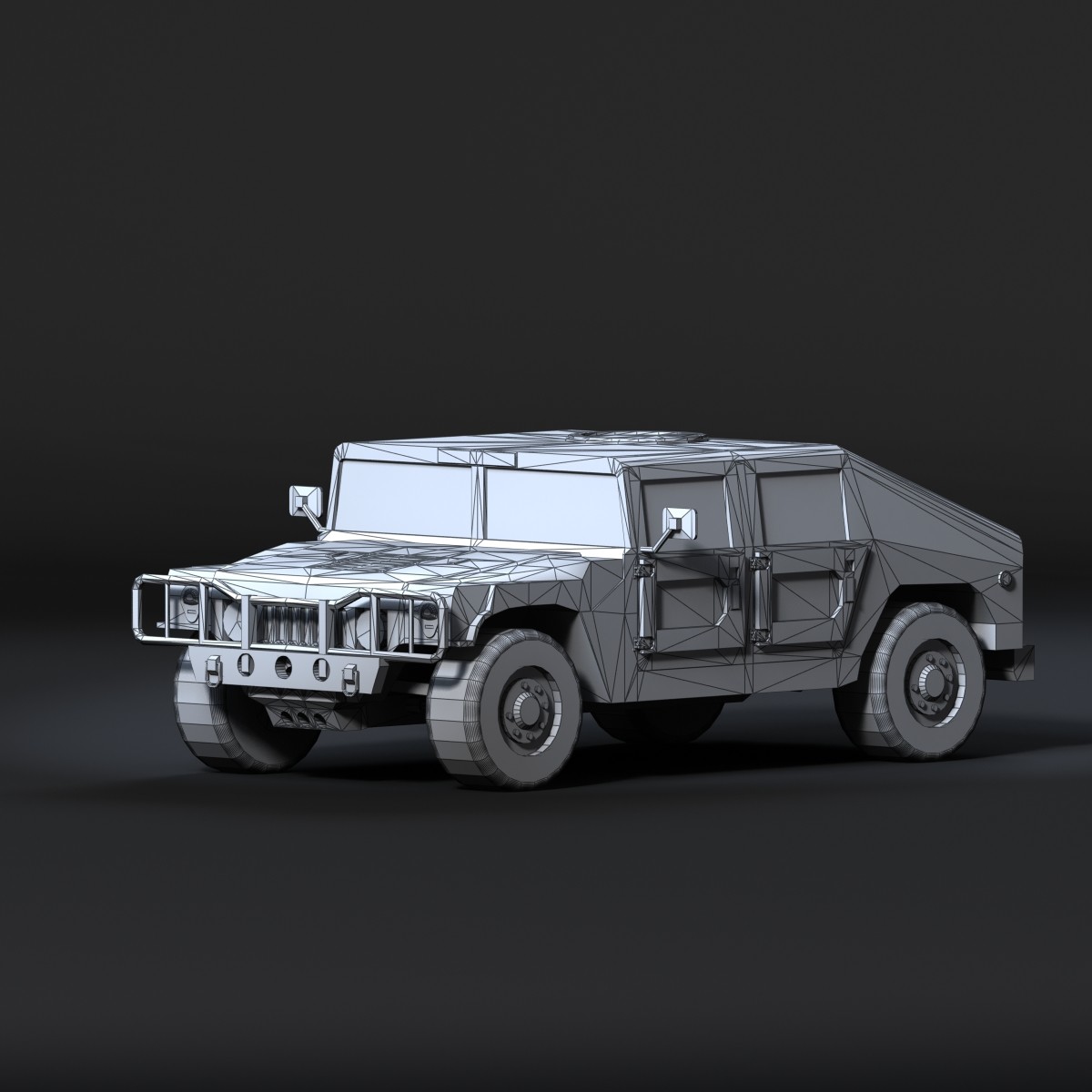 ArtStation - Humvee 3D model | Resources