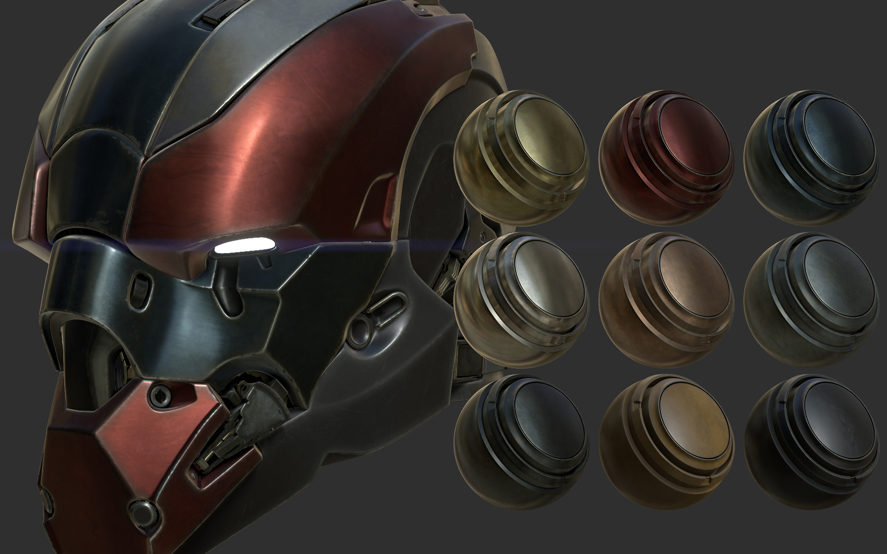 ArtStation - Hero Metal Smart Materials Vol 2 | Game Assets