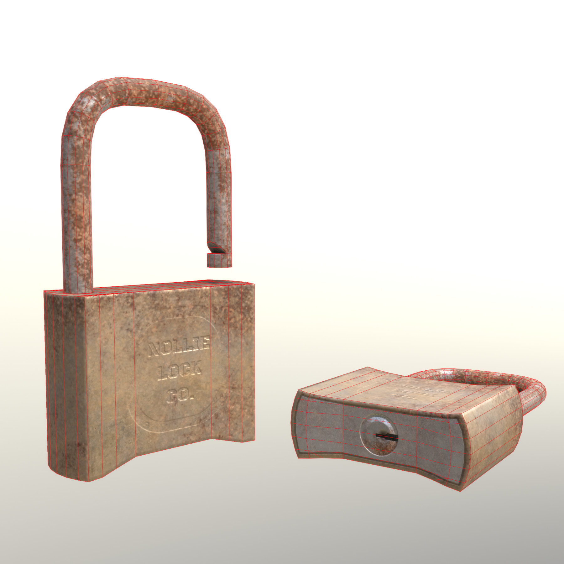 ArtStation - Padlock Clean&Rusty | Game Assets