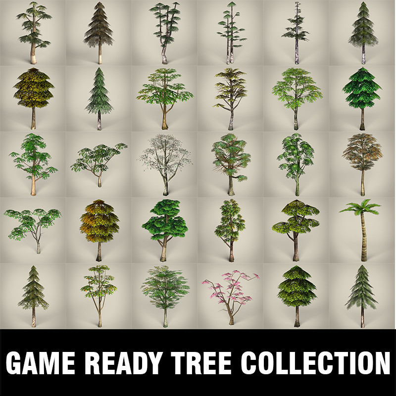 ArtStation - 3D Game Ready Tree Collection | Resources